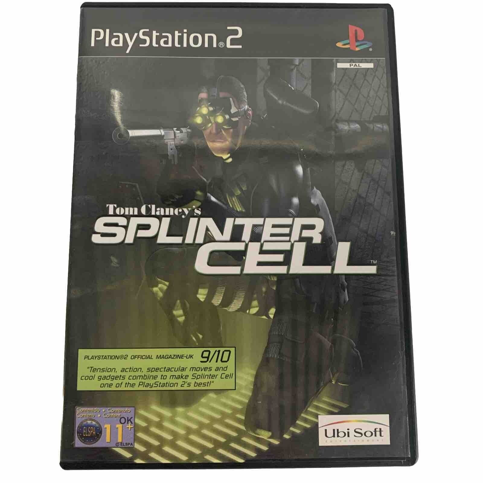 Tom Clancy's Splinter Cell PlayStation 2 PS2 Game – Retro Mick
