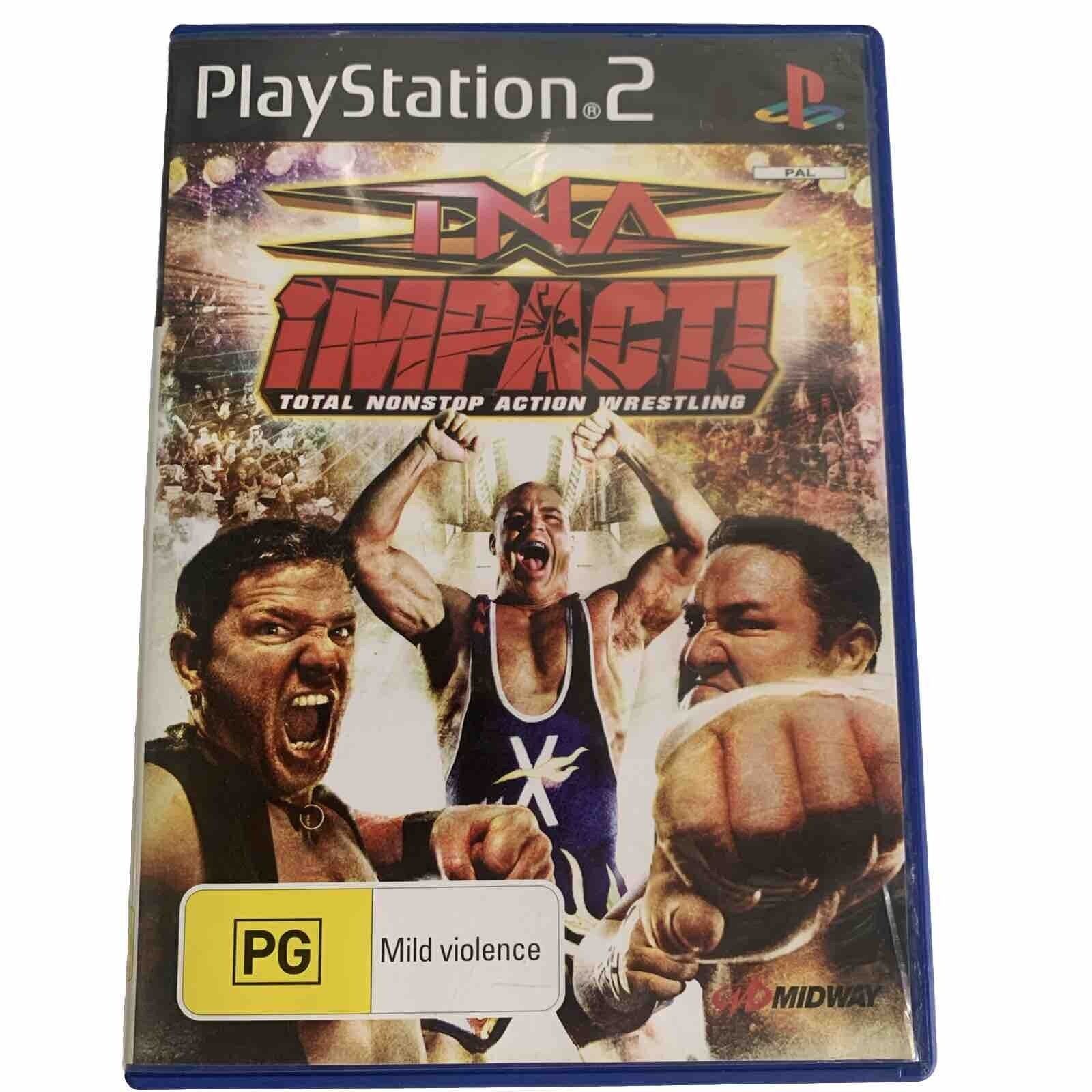 TNA Impact Total Nonstop Action Wrestling PlayStation 2 PS2 Game ...